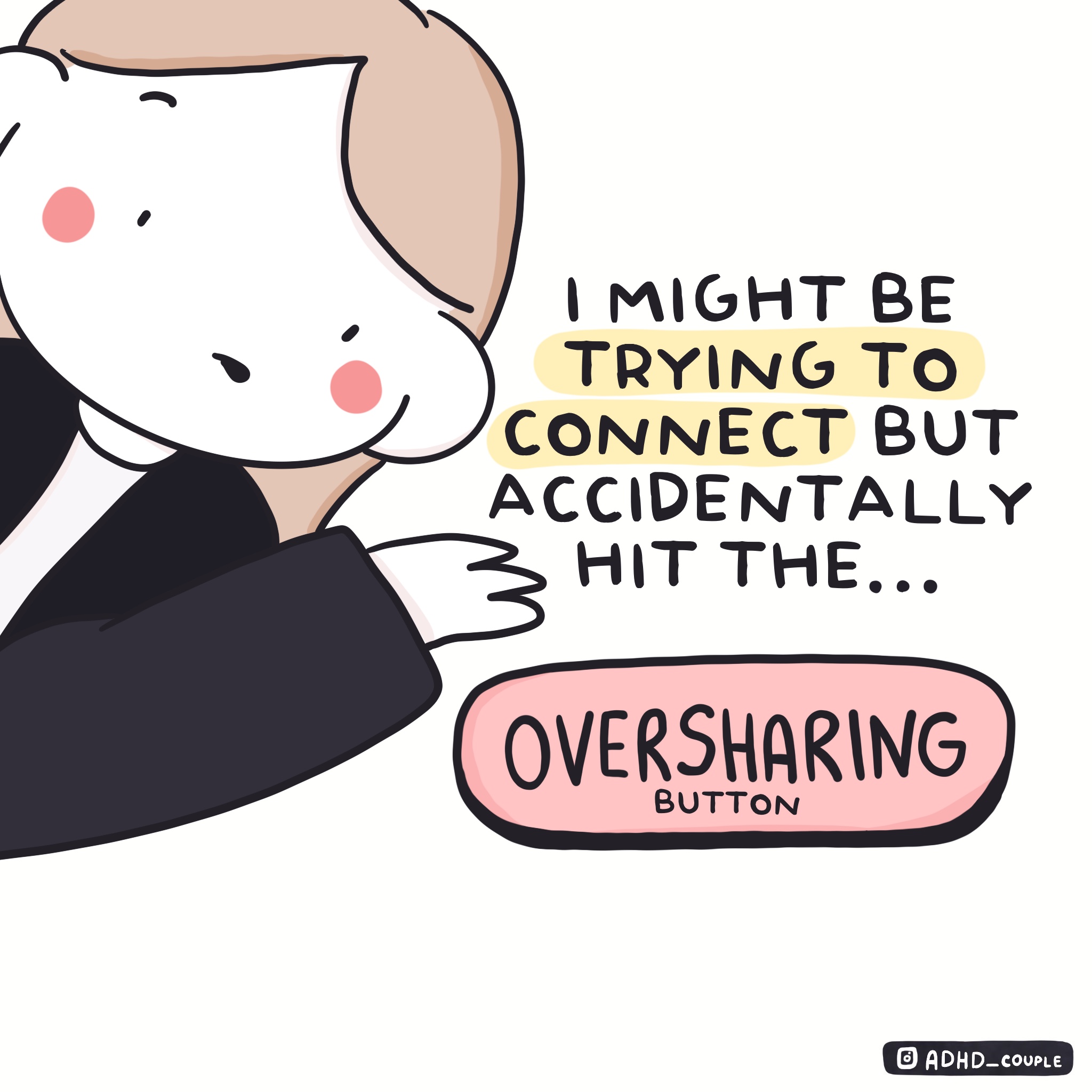 Why Do I Keep Oversharing | ADHD Couple